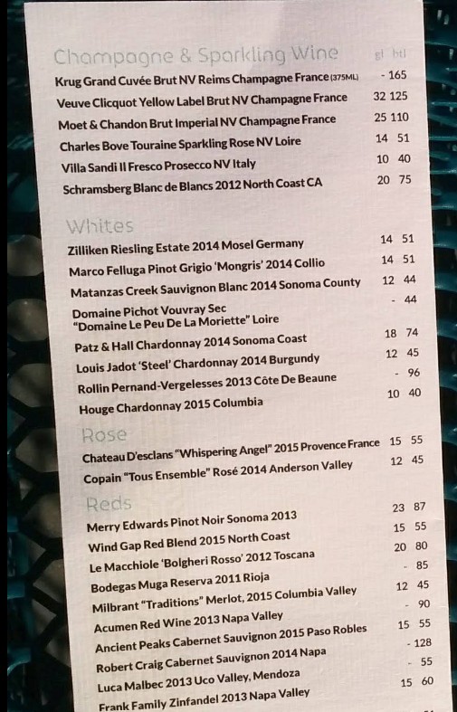 Spire 73 Cafe Menu – Rooftop Bar & Craft Cocktails in Downtown Los Angeles